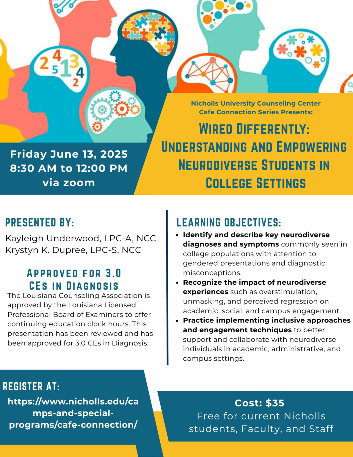 Cafe Connection - Camps and Special Programs