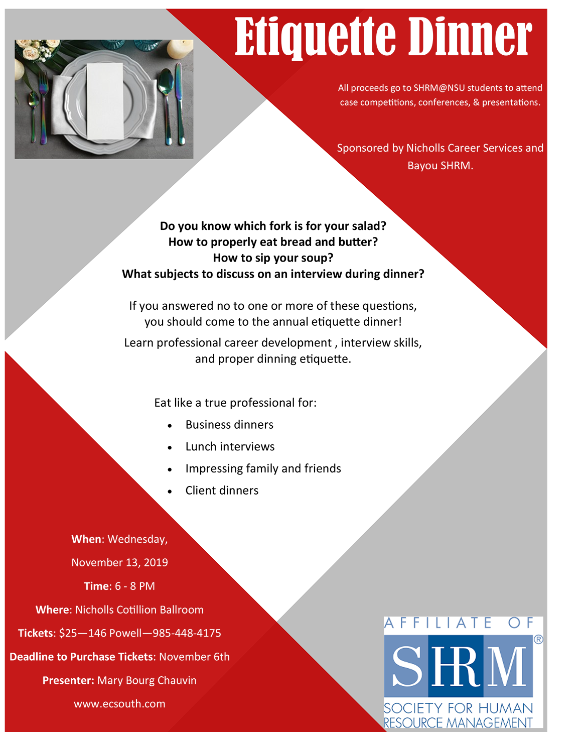 Bulletin - Inside Nicholls