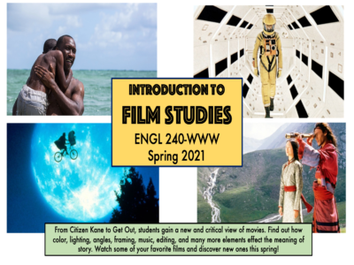 Film Studies - Department of English, Modern Languages, & Cultural Studies