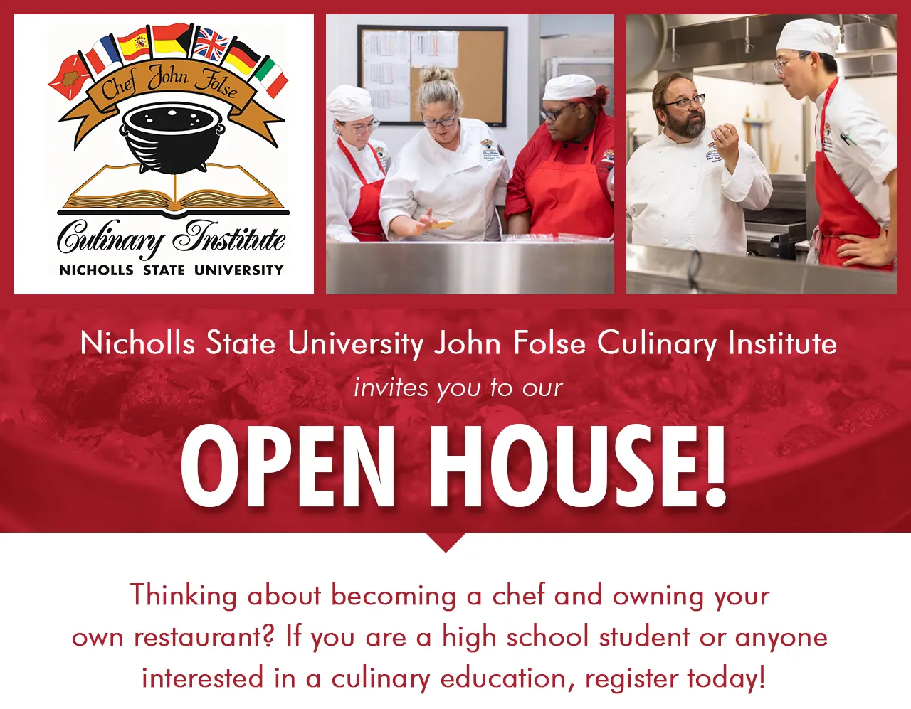 Chef John Folse Culinary Institute at Nicholls Set to Host Open House ...