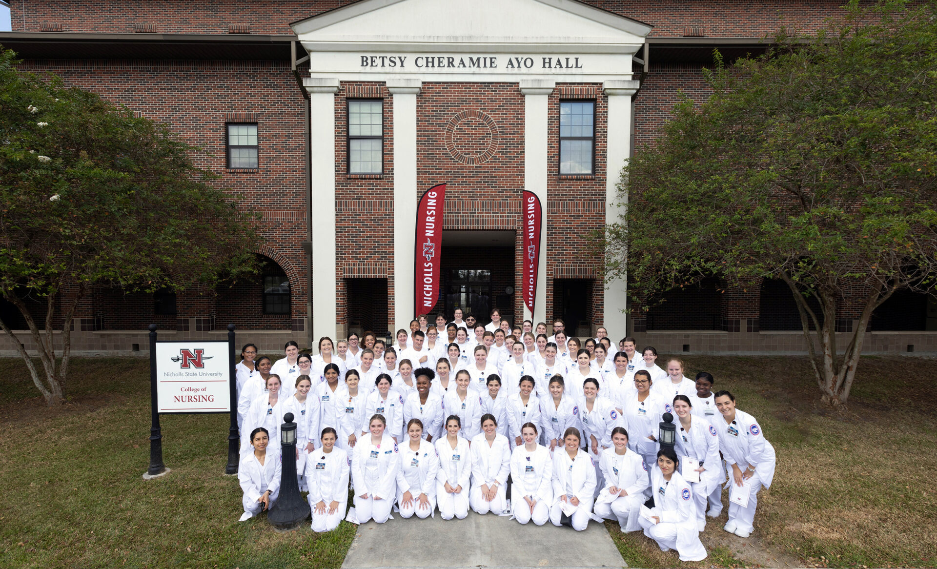 Nicholls Nursing Hosts Inaugural White Coat Ceremony Nicholls News