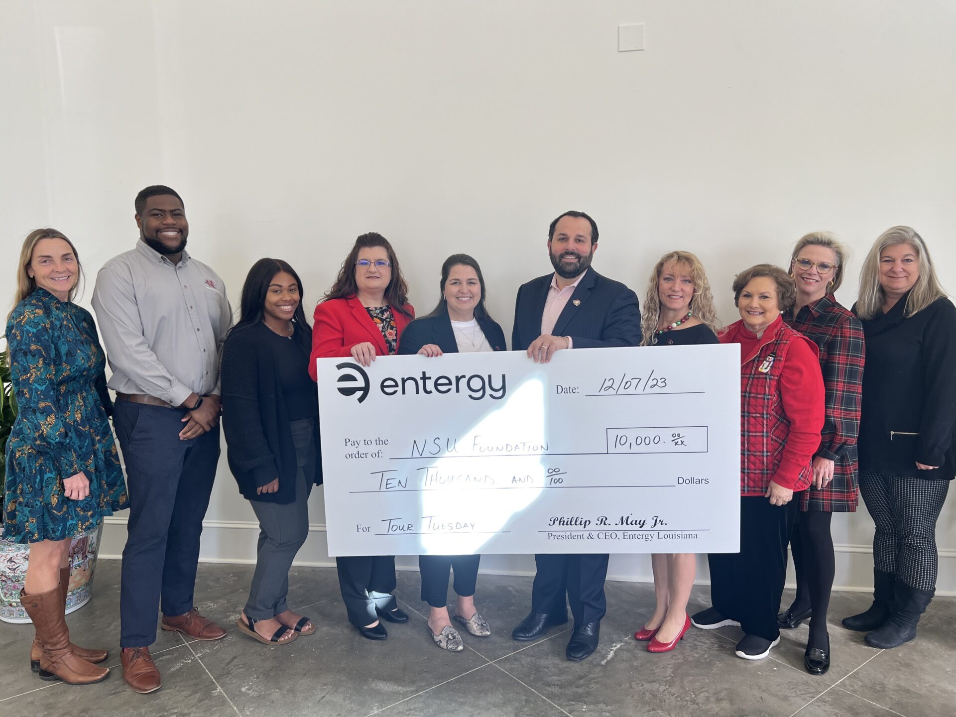 Nicholls Continues Partnership with Entergy for Tour Tuesday - Nicholls ...