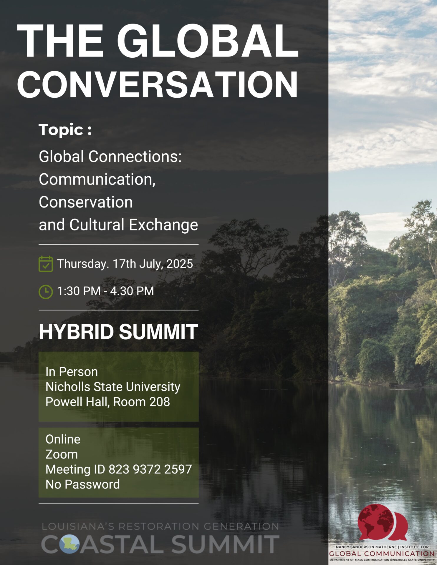 Nicholls to Host International Summit on Environmental Concerns ...