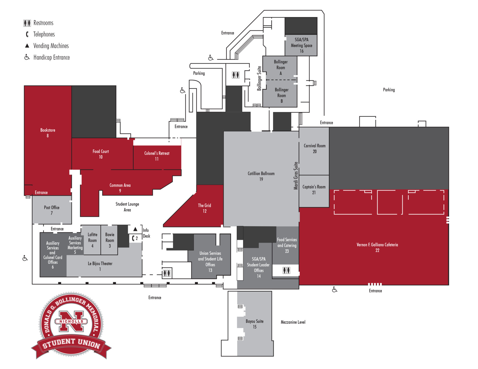 Donald G Bollinger Memorial Student Union - Donald G. Bollinger ...